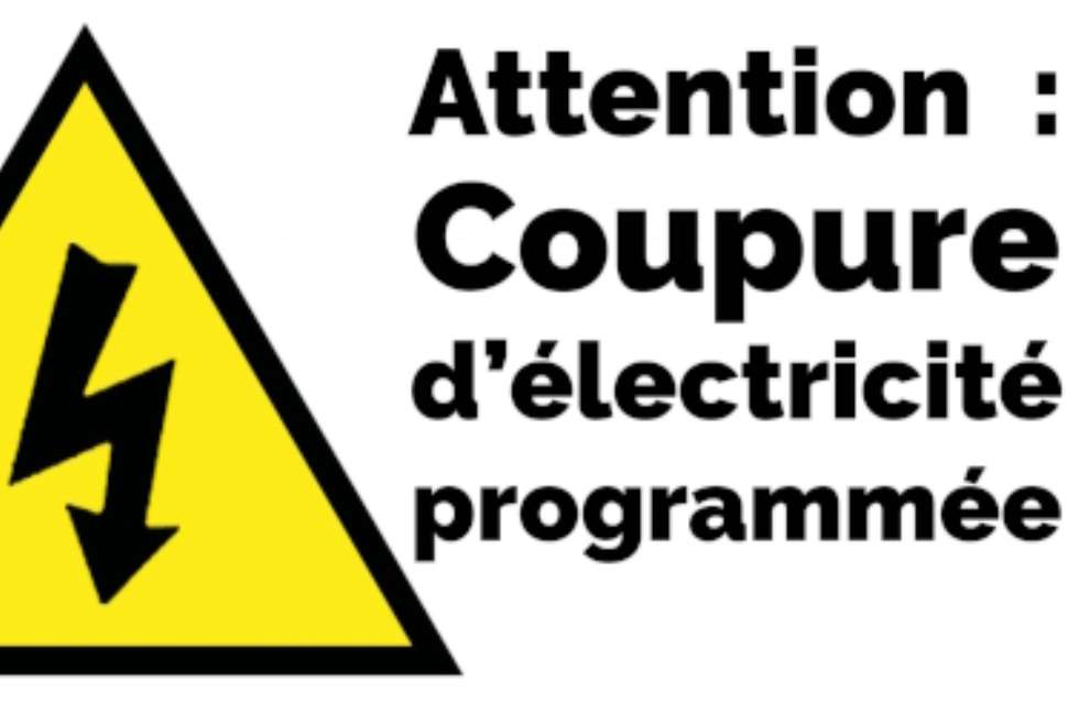 Coupure de courant pour travaux - Mairie de Vert le Grand